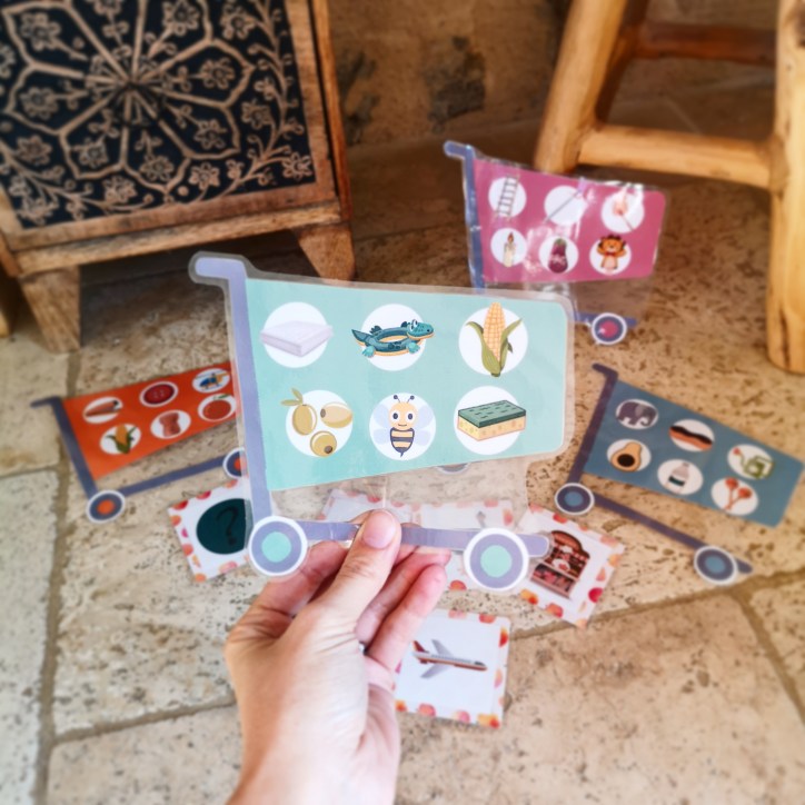 Le jeu du supermarché – Syllabes d’attaque