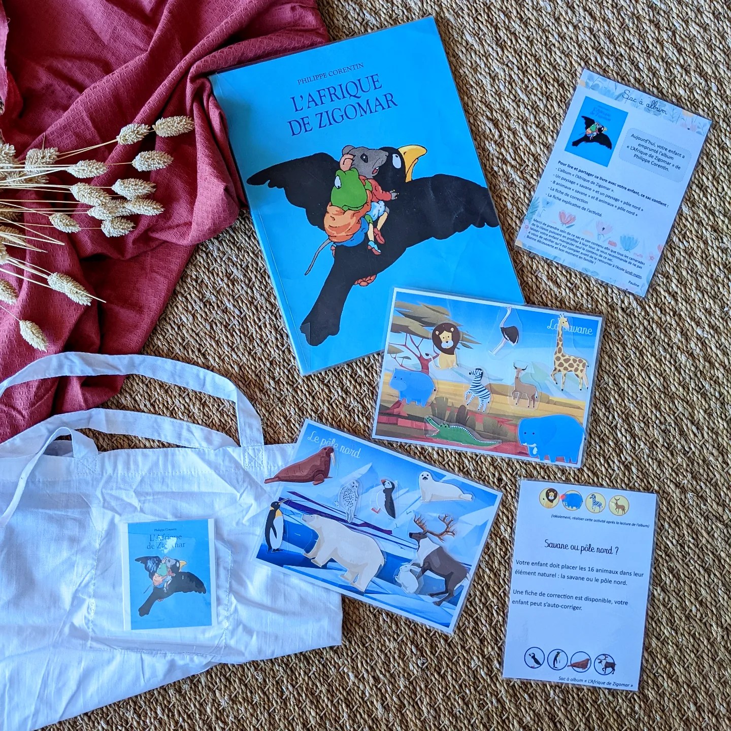 Sac à album – « L’Afrique de Zigomar